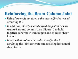 Seismic Behavior of Beam Column Joint | PPTX