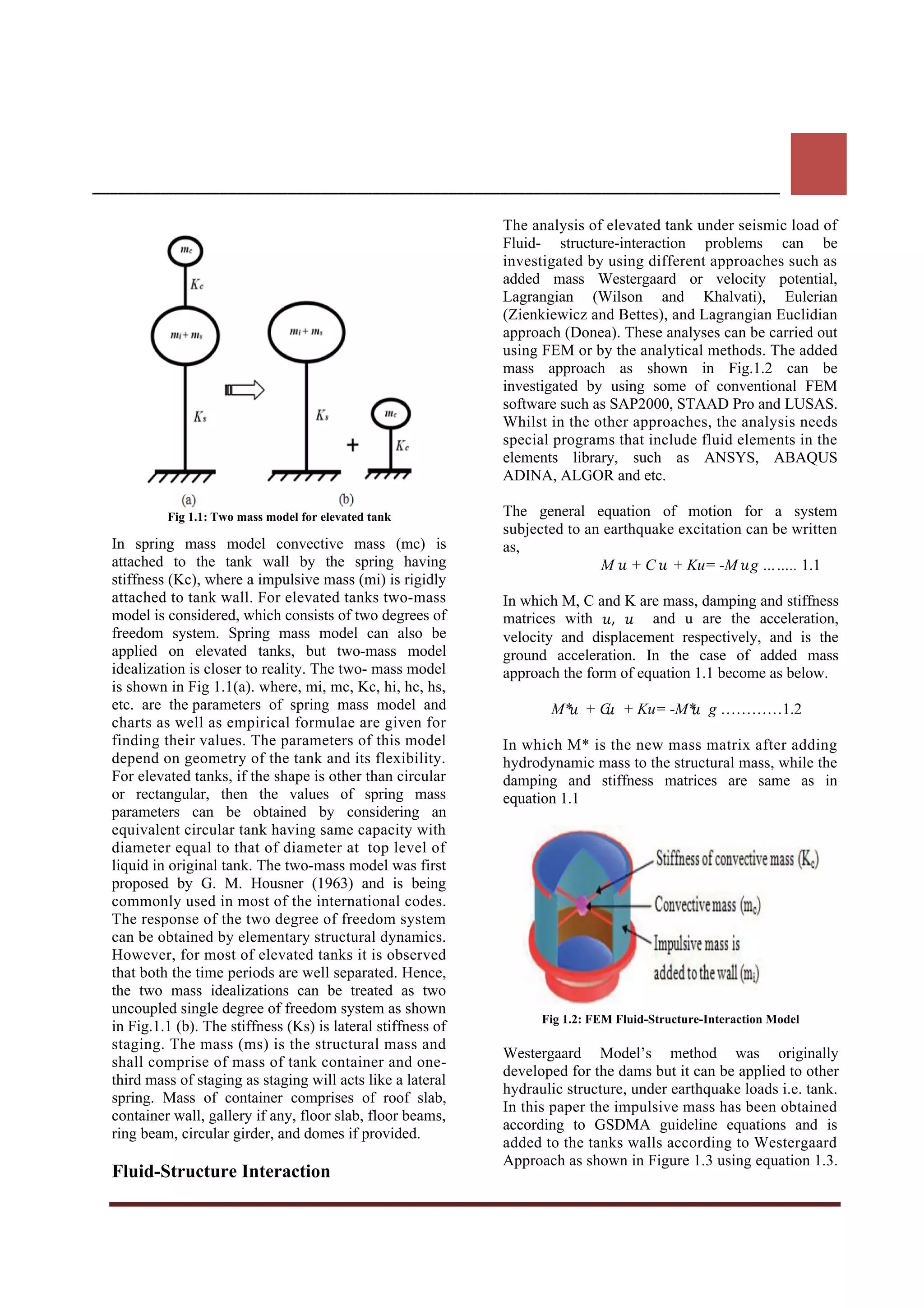 Seismic behavior of rc elevated water tankunder different types of ...