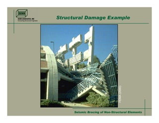 Seismic Bracing- Non-Structural Elements | PDF