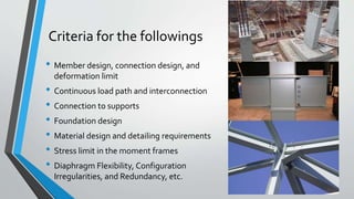 Seismic critera & design requirements(myanmar national building code ...