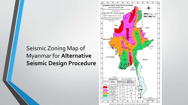 Seismic critera & design requirements(myanmar national building code ...