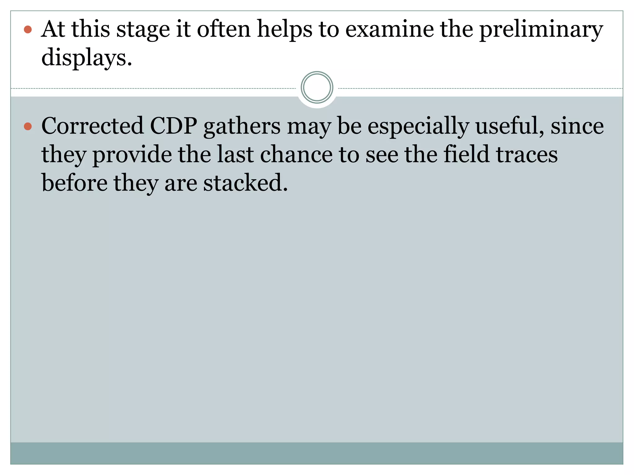 Seismic data processing | PPTX
