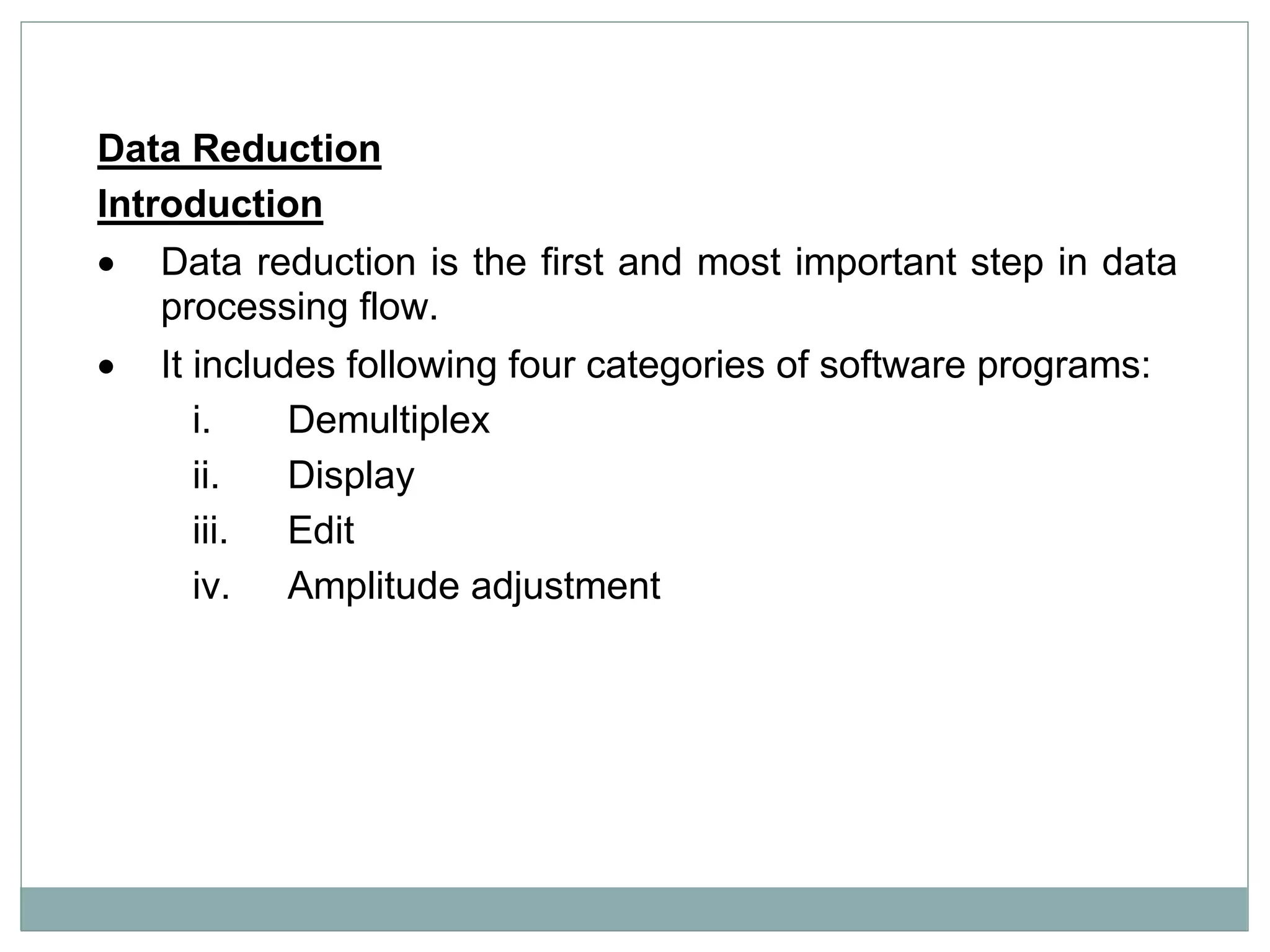 Seismic data processing | PPTX