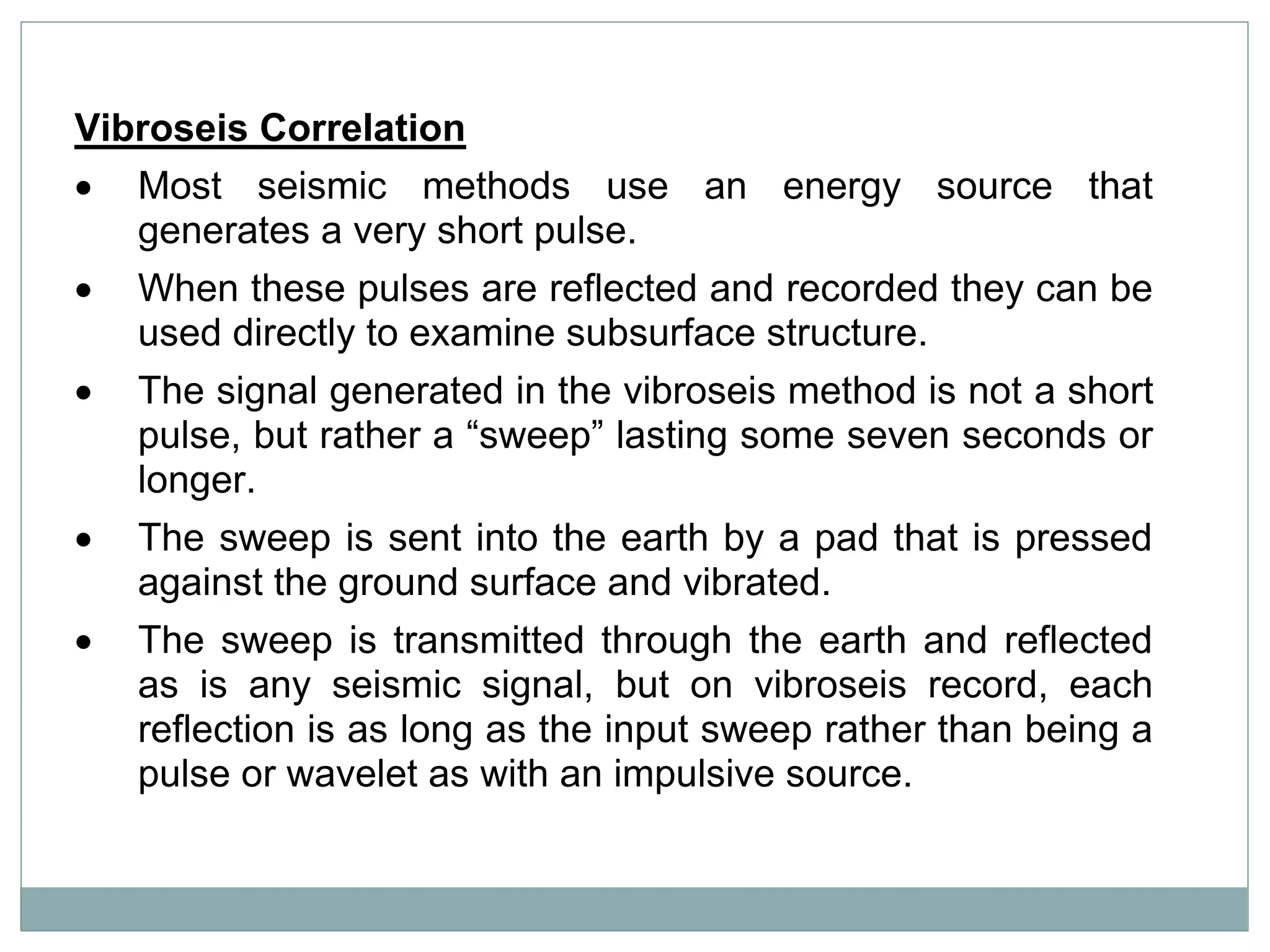 Seismic data processing | PPTX