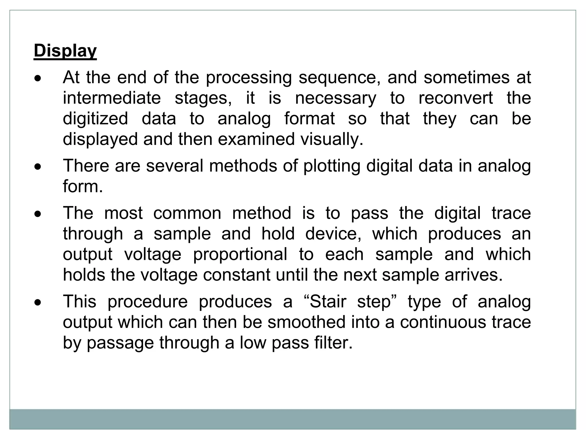 Seismic data processing | PPTX
