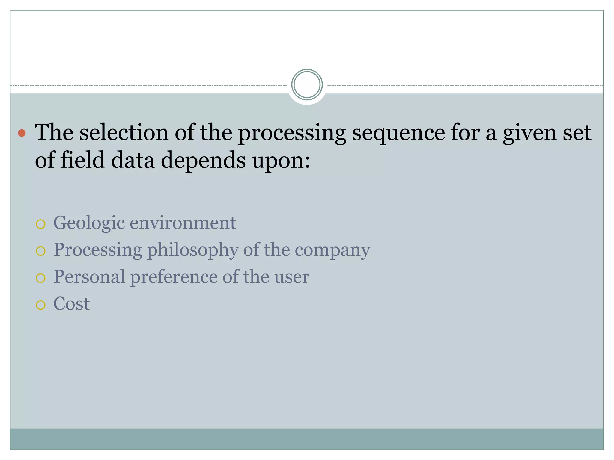 Seismic data processing | PPT | Free Download