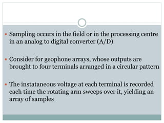 Seismic data processing | PPTX