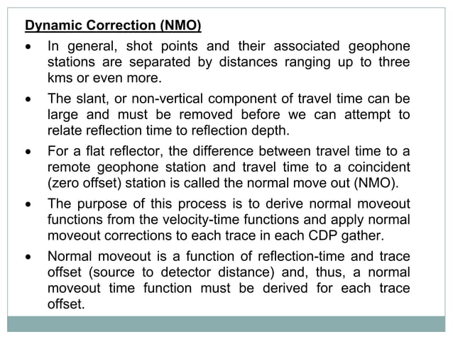 Seismic data processing | PPTX