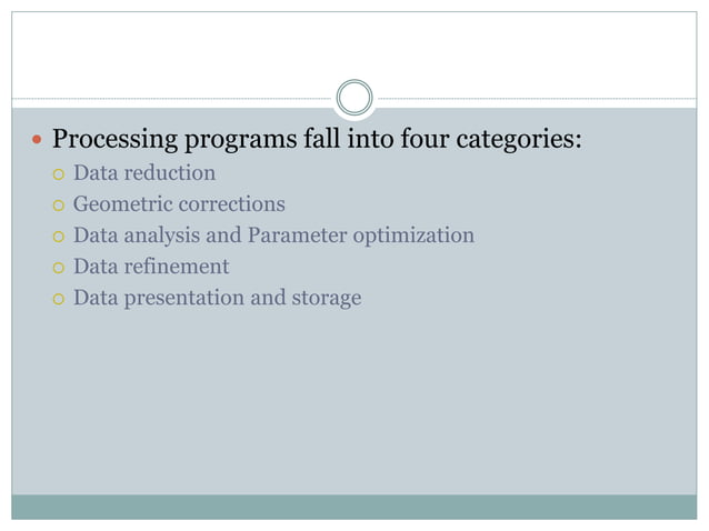 Seismic data processing | PPTX