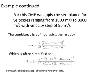 Seismic data processing 12 | PPT