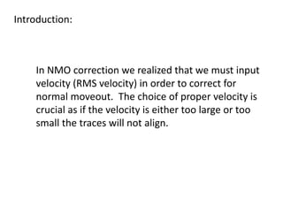 Seismic data processing 12 | PPT