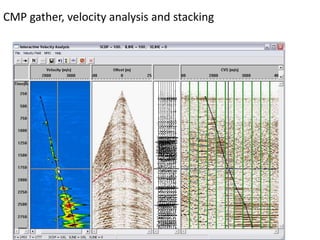 Seismic data processing 13 stacking&migration | PPTX