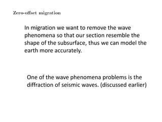 Seismic data processing 13 stacking&migration | PPTX