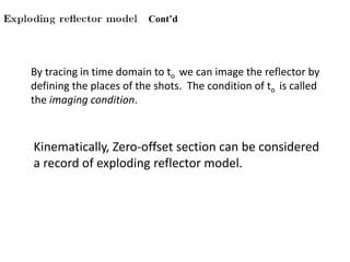 Seismic data processing 13 stacking&migration | PPTX