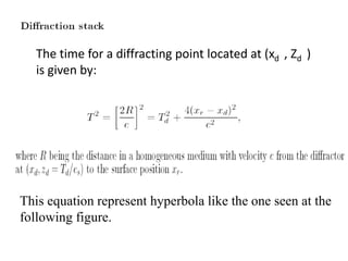 Seismic data processing 13 stacking&migration | PPTX