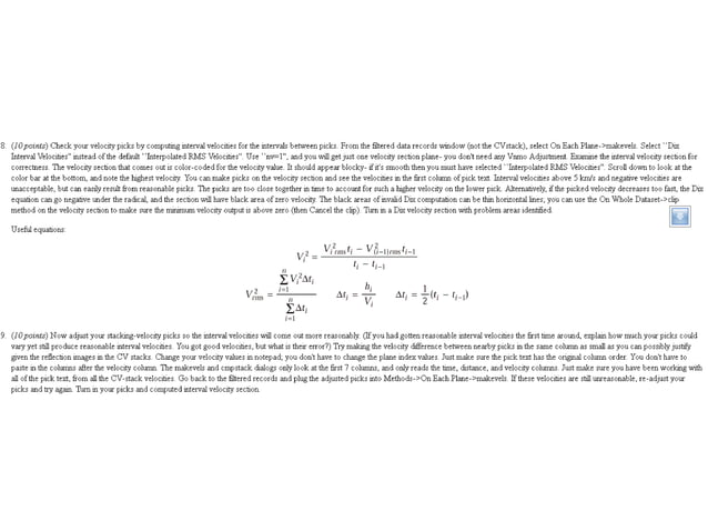Seismic data processing 14, stacking&migration2 | PPT