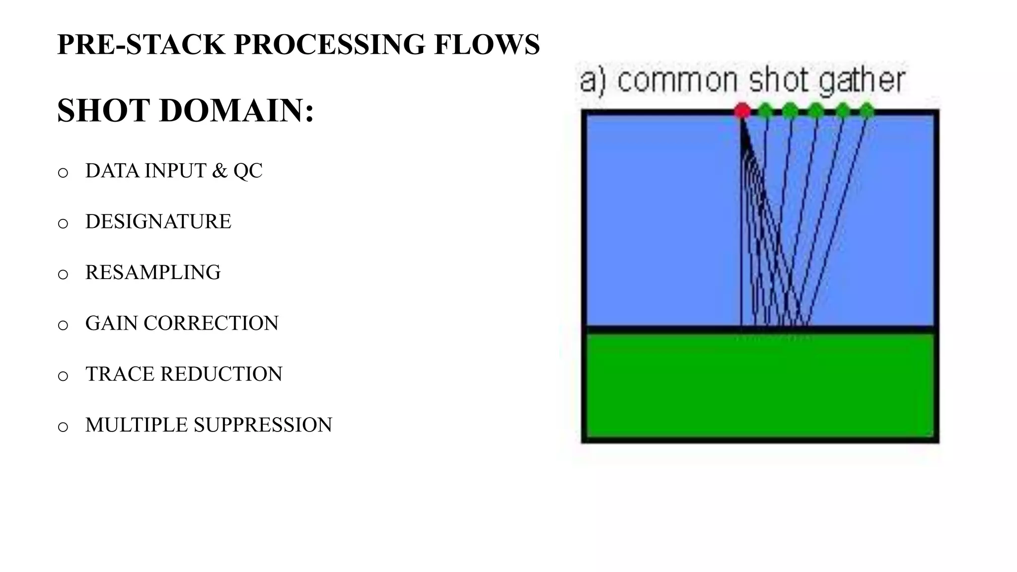 Seismic data processing flow | PPTX Seismic data processing flow | PPTX