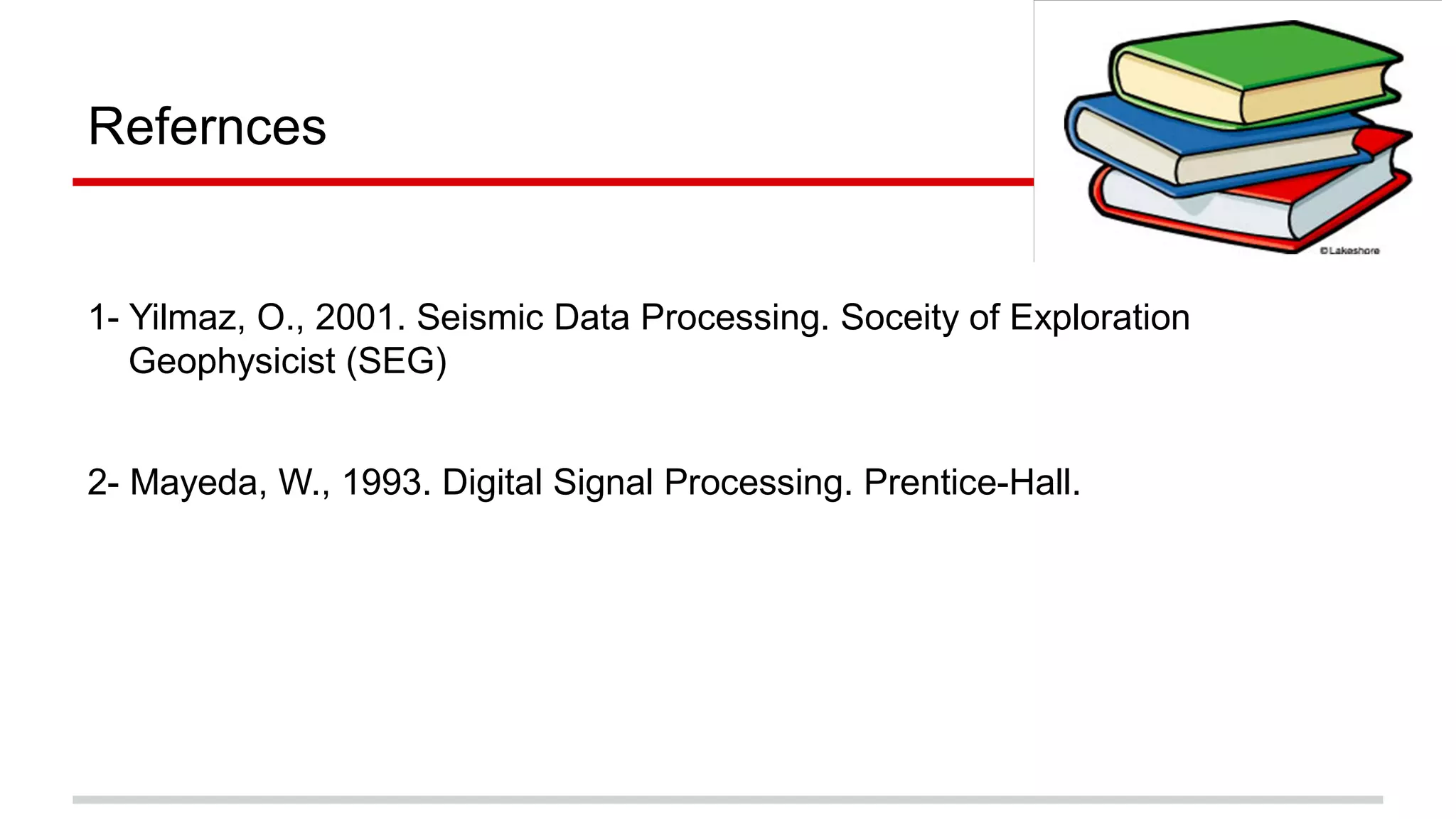 Seismic data processing introductory lecture | ODP