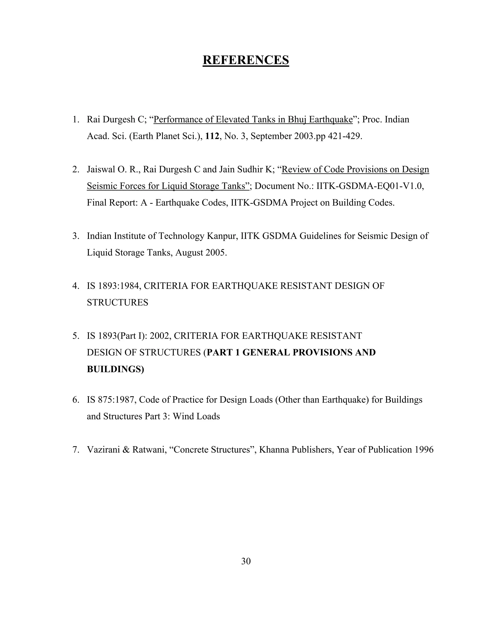 Seismic design of_elevated_tanks | PDF