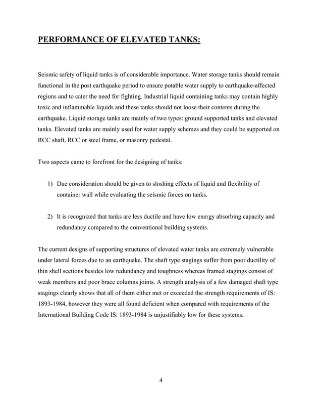 Seismic design of_elevated_tanks | PDF | Civil Engineering Industry ...