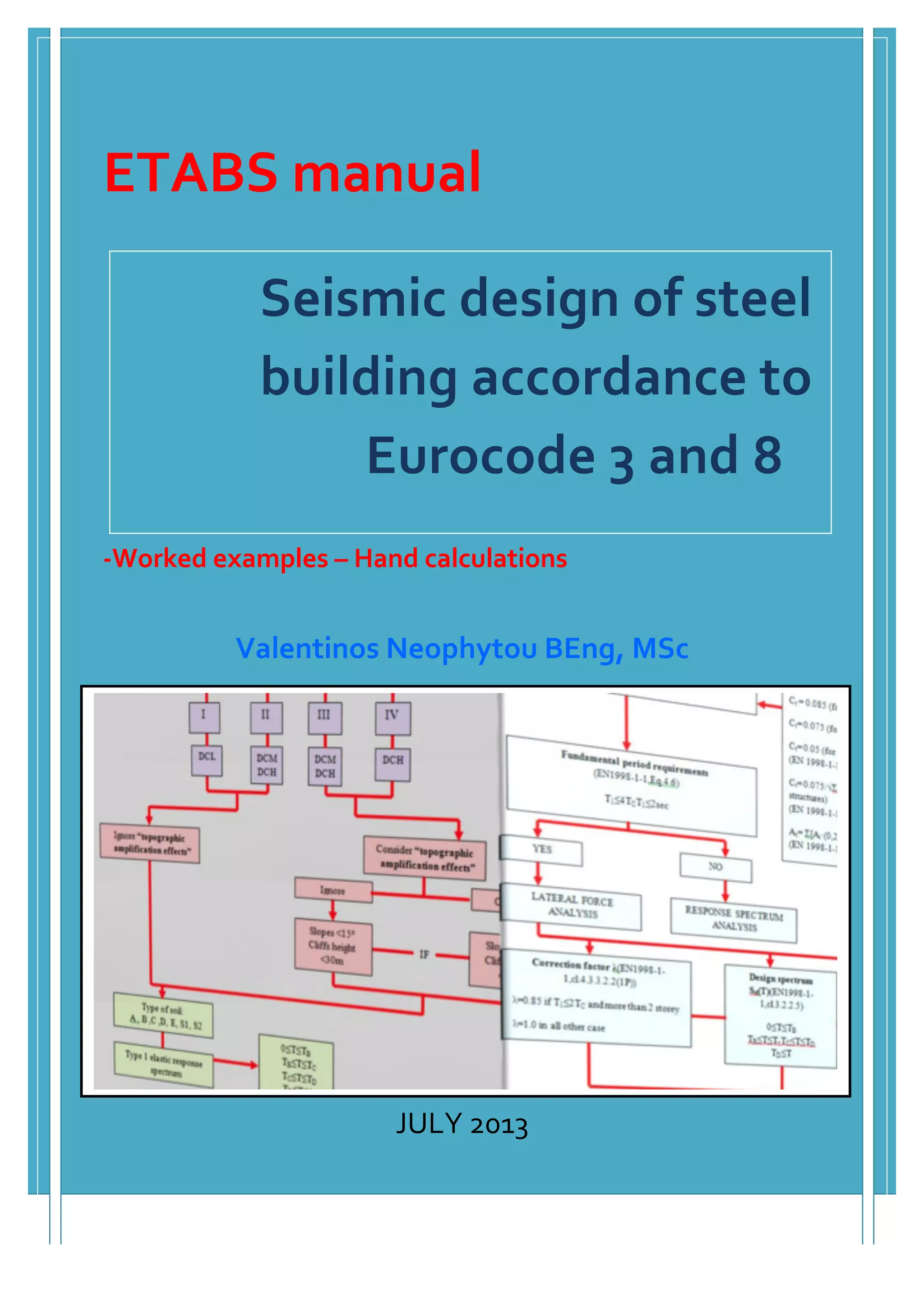 ETABS manual - Seismic design of steel buildings according to Eurocode ...