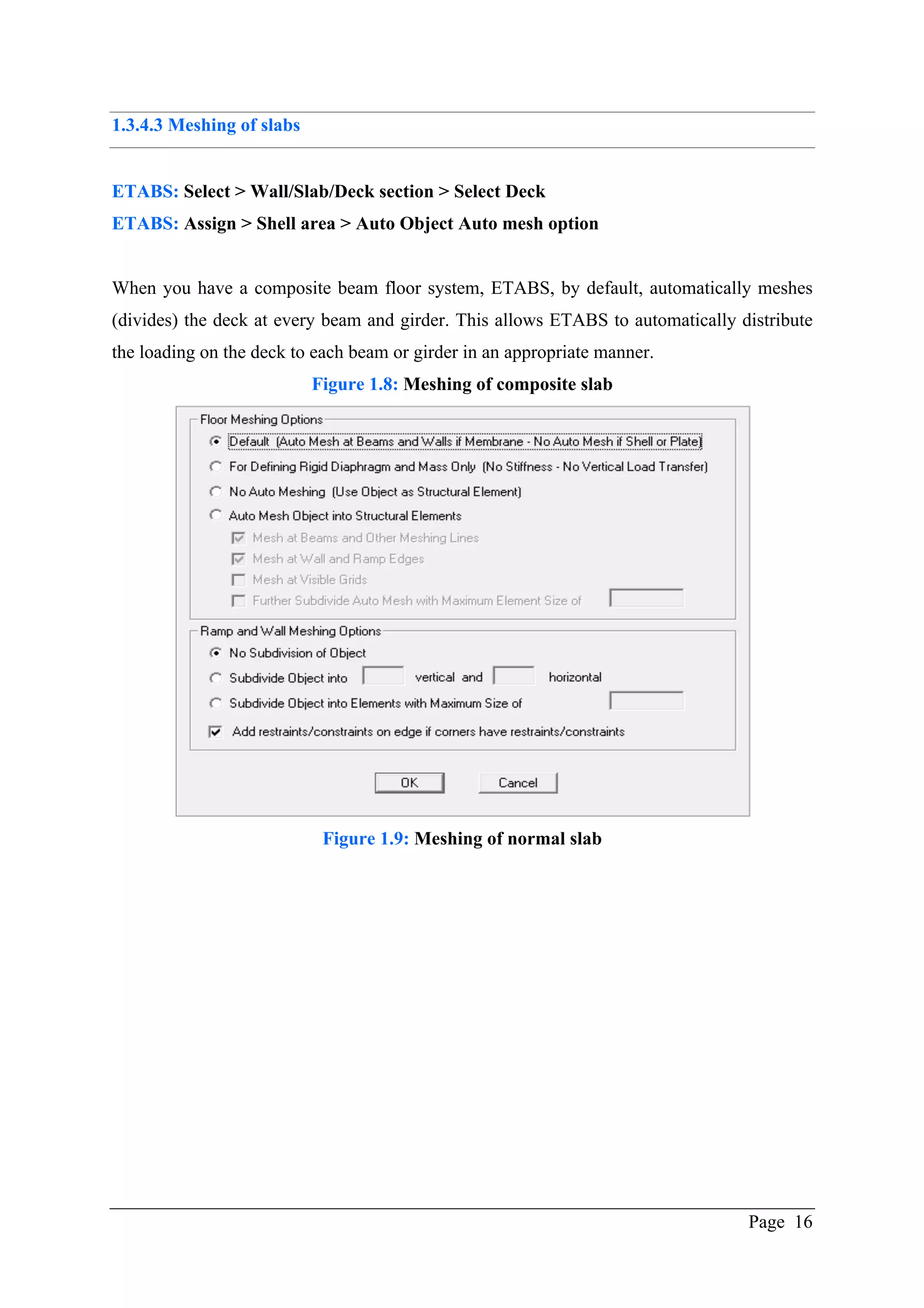 ETABS manual - Seismic design of steel buildings according to Eurocode 3 & 8 | PDF