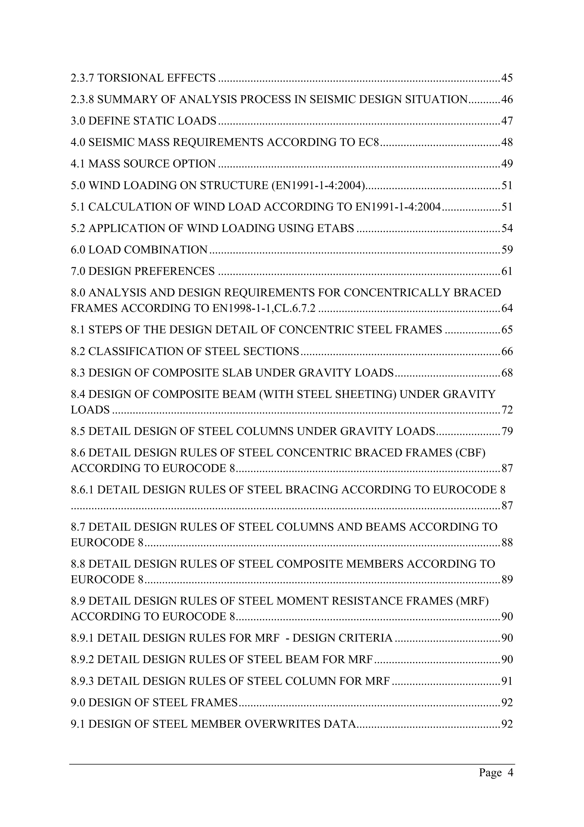 ETABS manual - Seismic design of steel buildings according to Eurocode ...