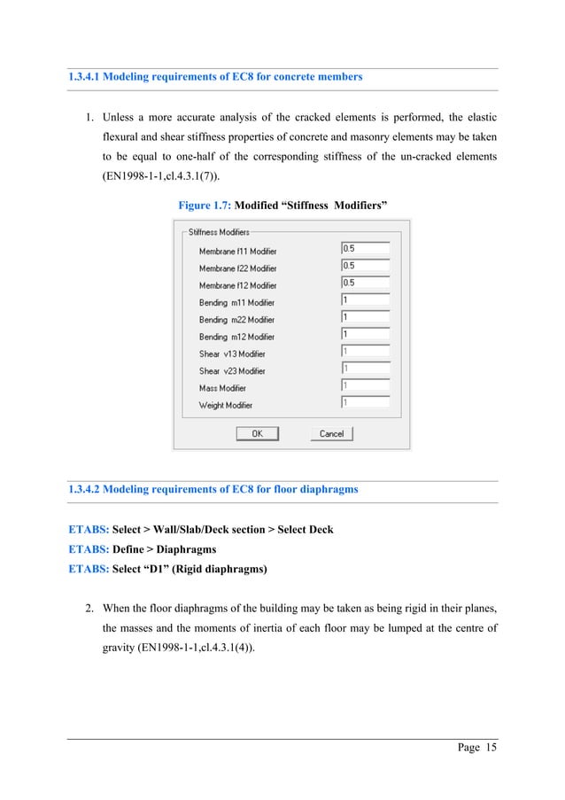 Etabs Manual Seismic Design Of Steel Buildings According To Eurocode