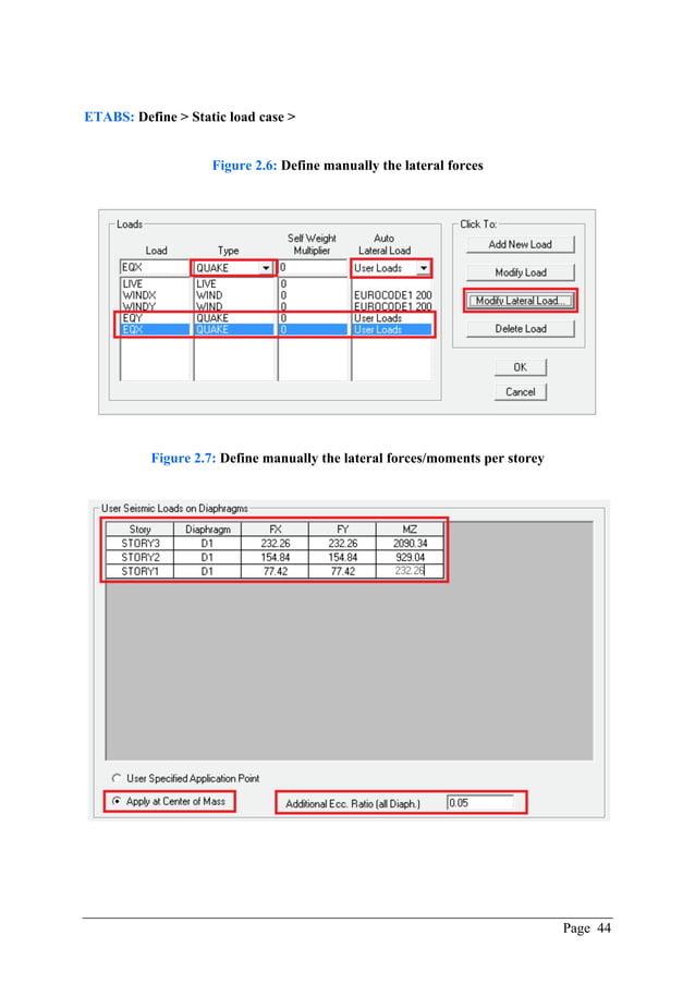 Etabs Manual Seismic Design Of Steel Buildings According To Eurocode