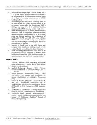 Seismic evaluation of mutistorey building with soft storey | PDF