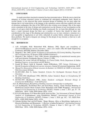 Seismic evaluation & retrofit assessment of jlnm hospital, rainawari ...