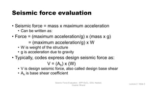Seismic Force Evaluation.pptx