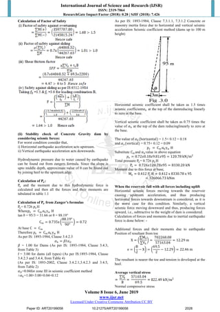 Seismic Forces and Stability Analysis of Gravity Dam.pdf