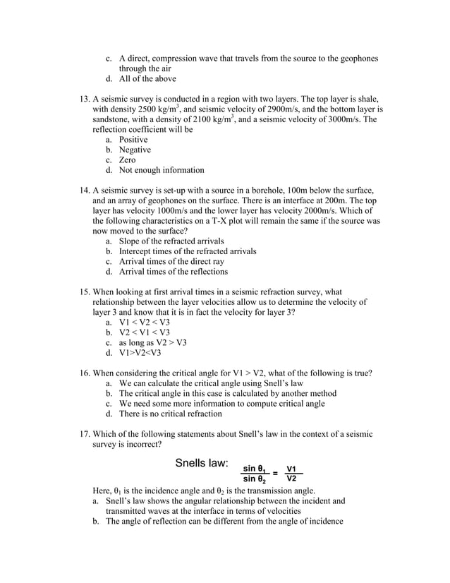 Seismic For Students Pdf Geology Science