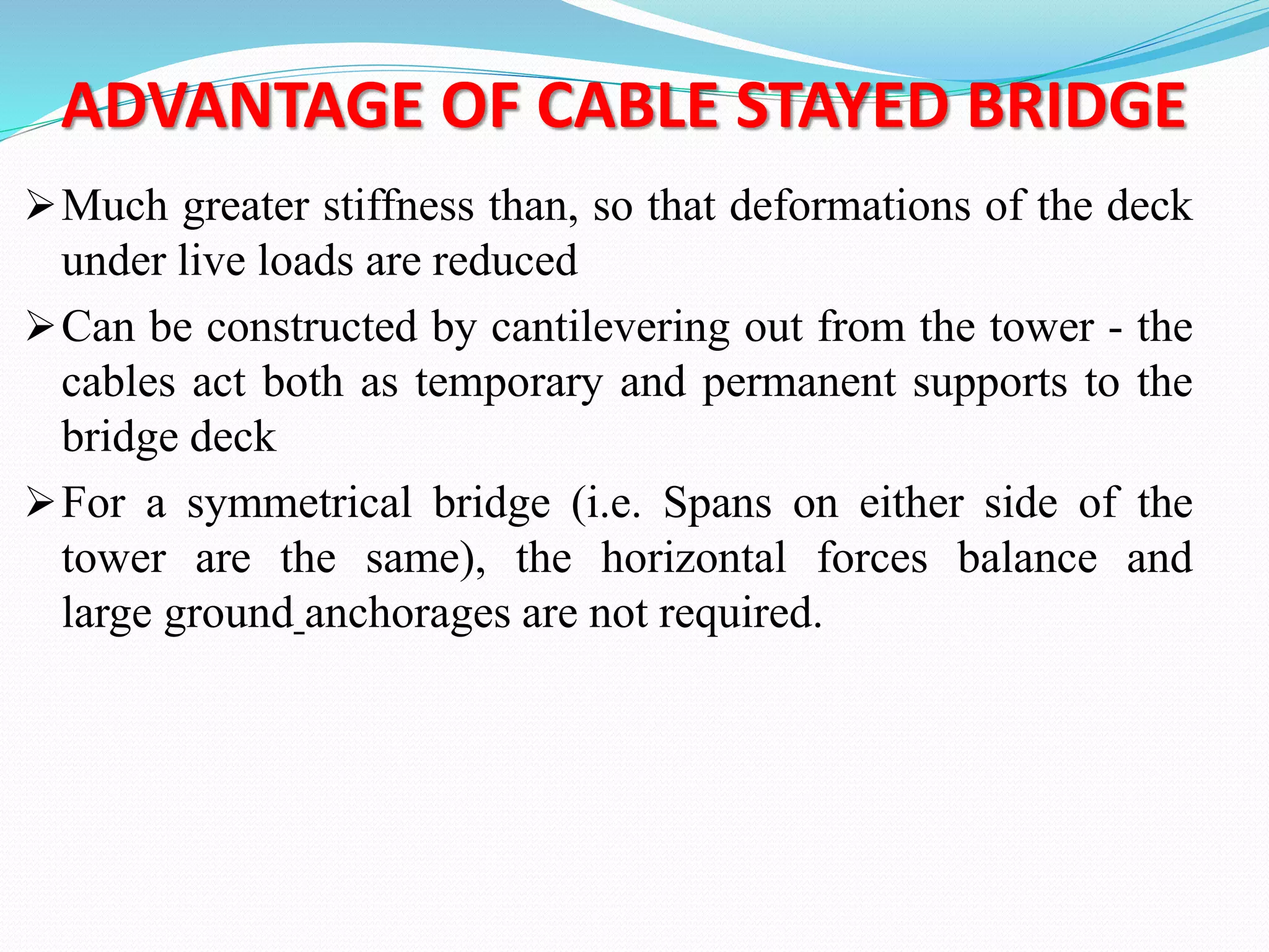 Seismic indicator & vibration controller cable stayed bridge | PPTX