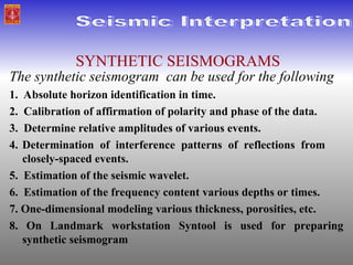 Seismic Interpretation in geology.pptxxx | PPT