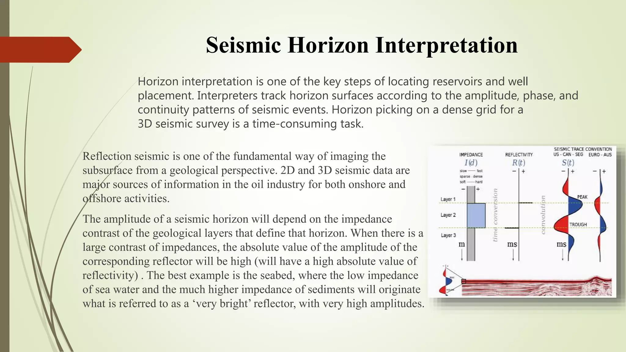 Seismic interpretation work flow final ppt | PPTX