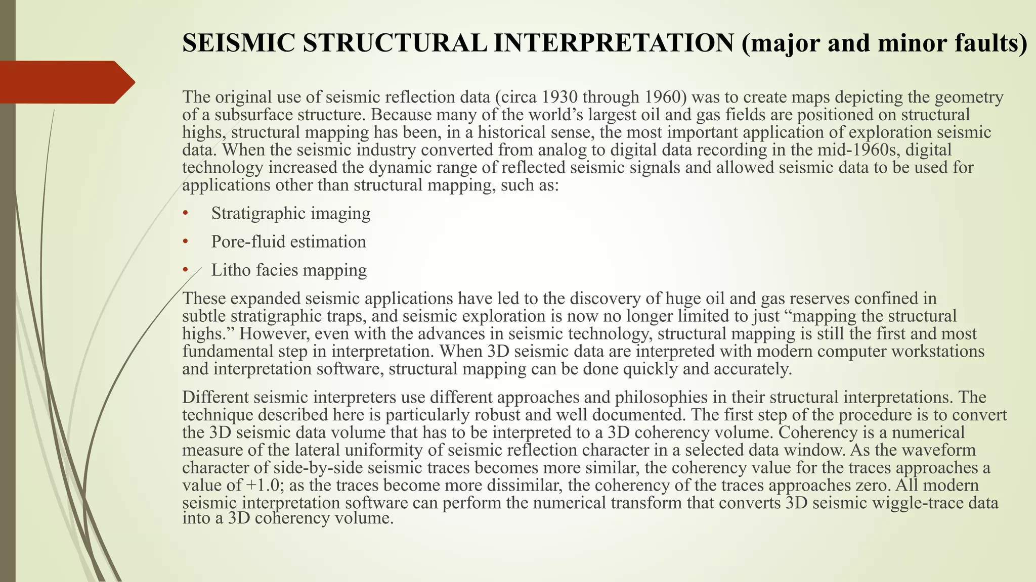 Seismic interpretation work flow final ppt | PPTX