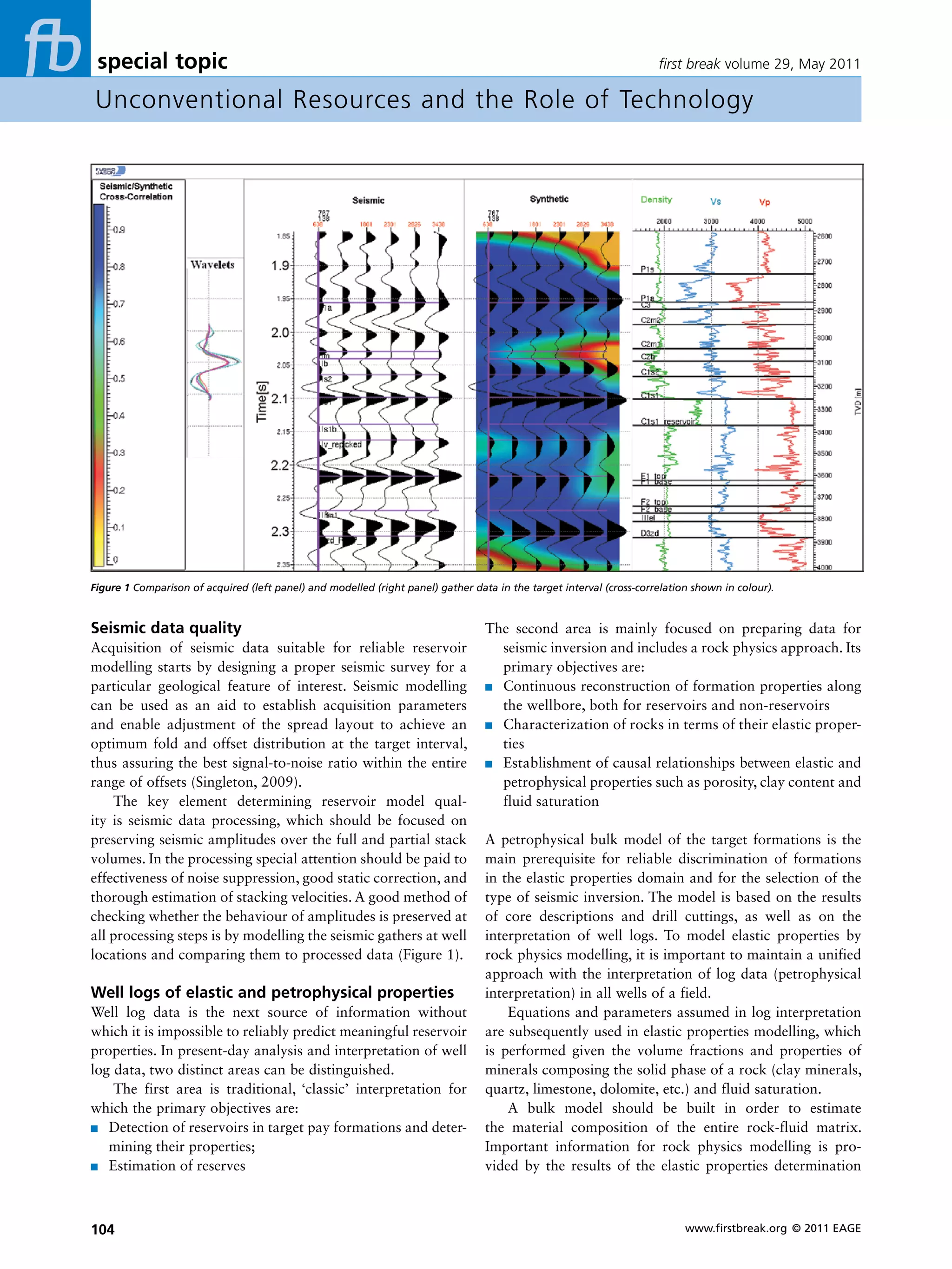 Seismic Inversion Techniques Choice And Benefits Fb May2011 | PDF