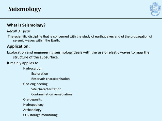 Seismic Method Estimate velocity from seismic data.pptx