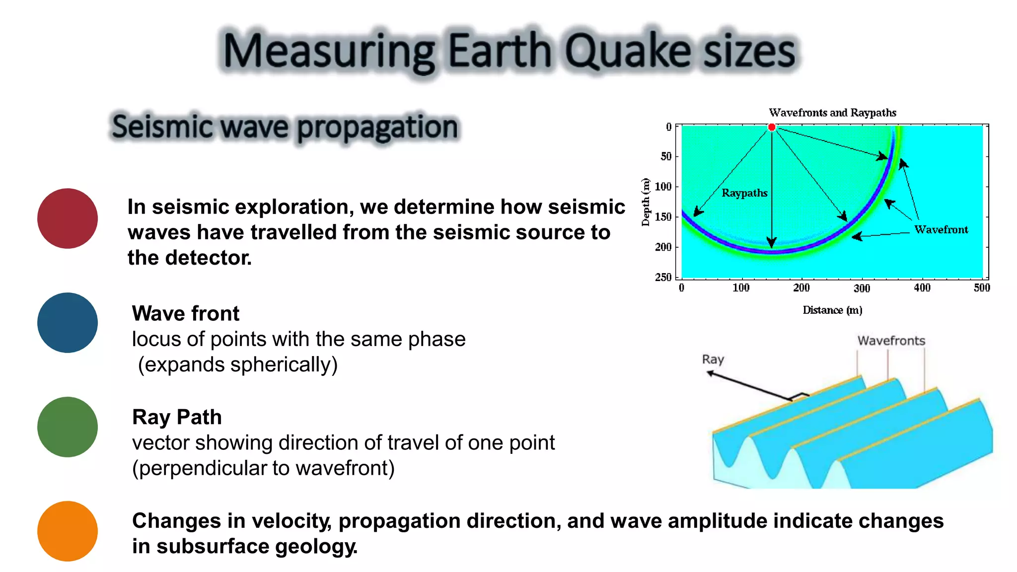 Seismic motions, Measuring earth quake sizes | PPTX