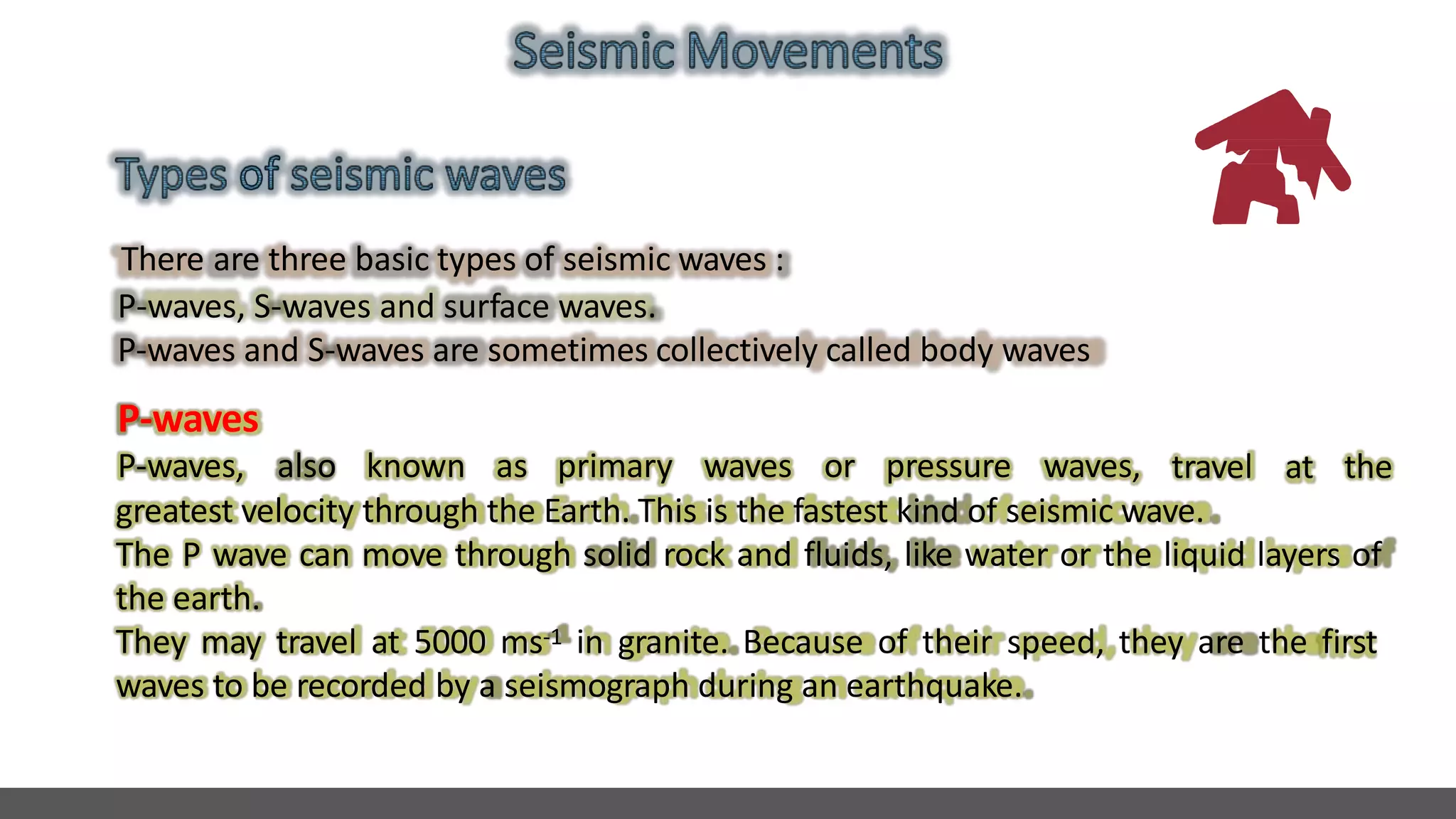 Seismic motions, Measuring earth quake sizes | PPTX