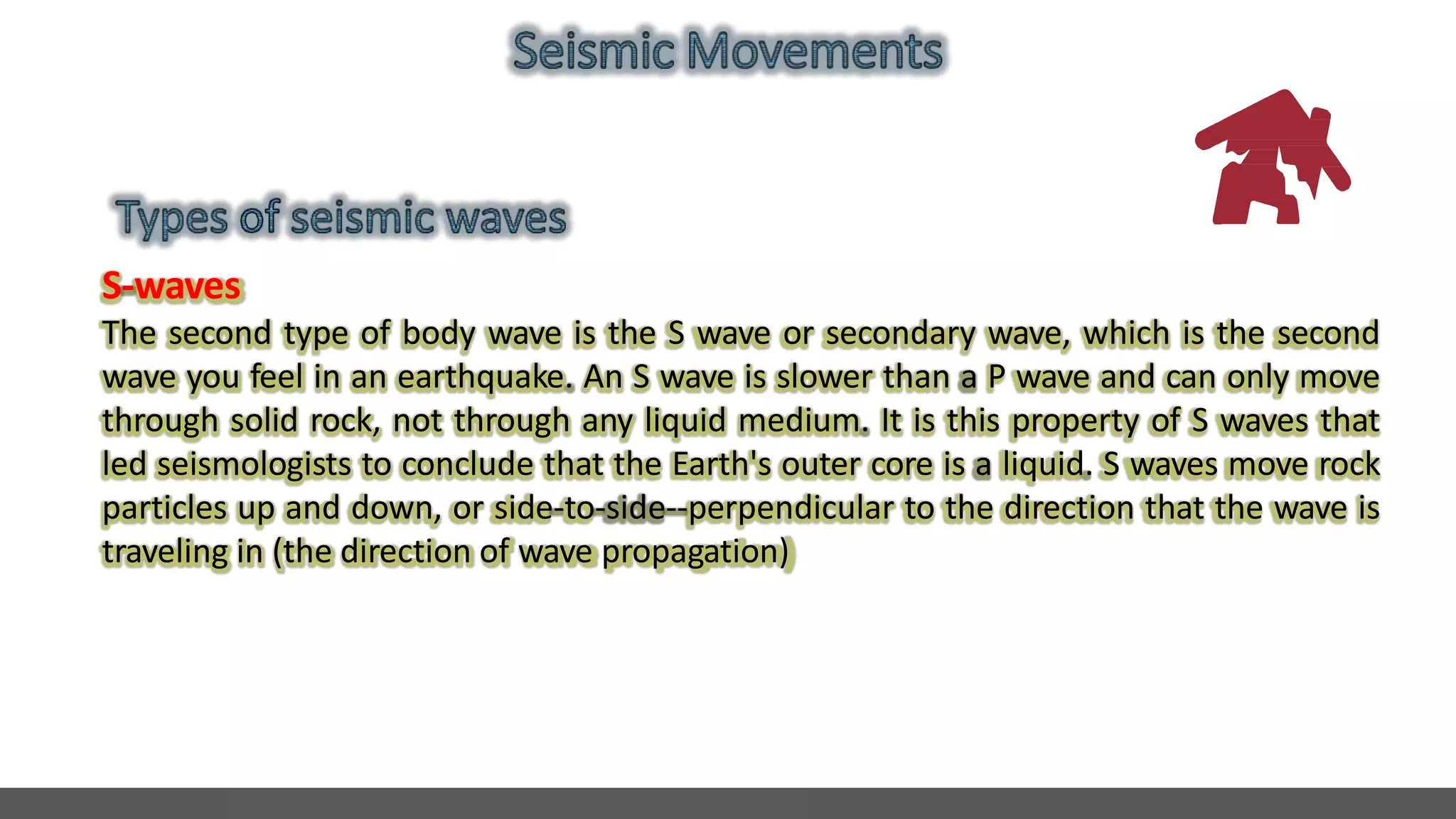 Seismic motions, Measuring earth quake sizes | PPTX