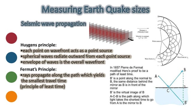 Seismic motions, Measuring earth quake sizes | PPT