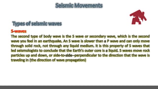 Seismic motions, Measuring earth quake sizes | PPTX