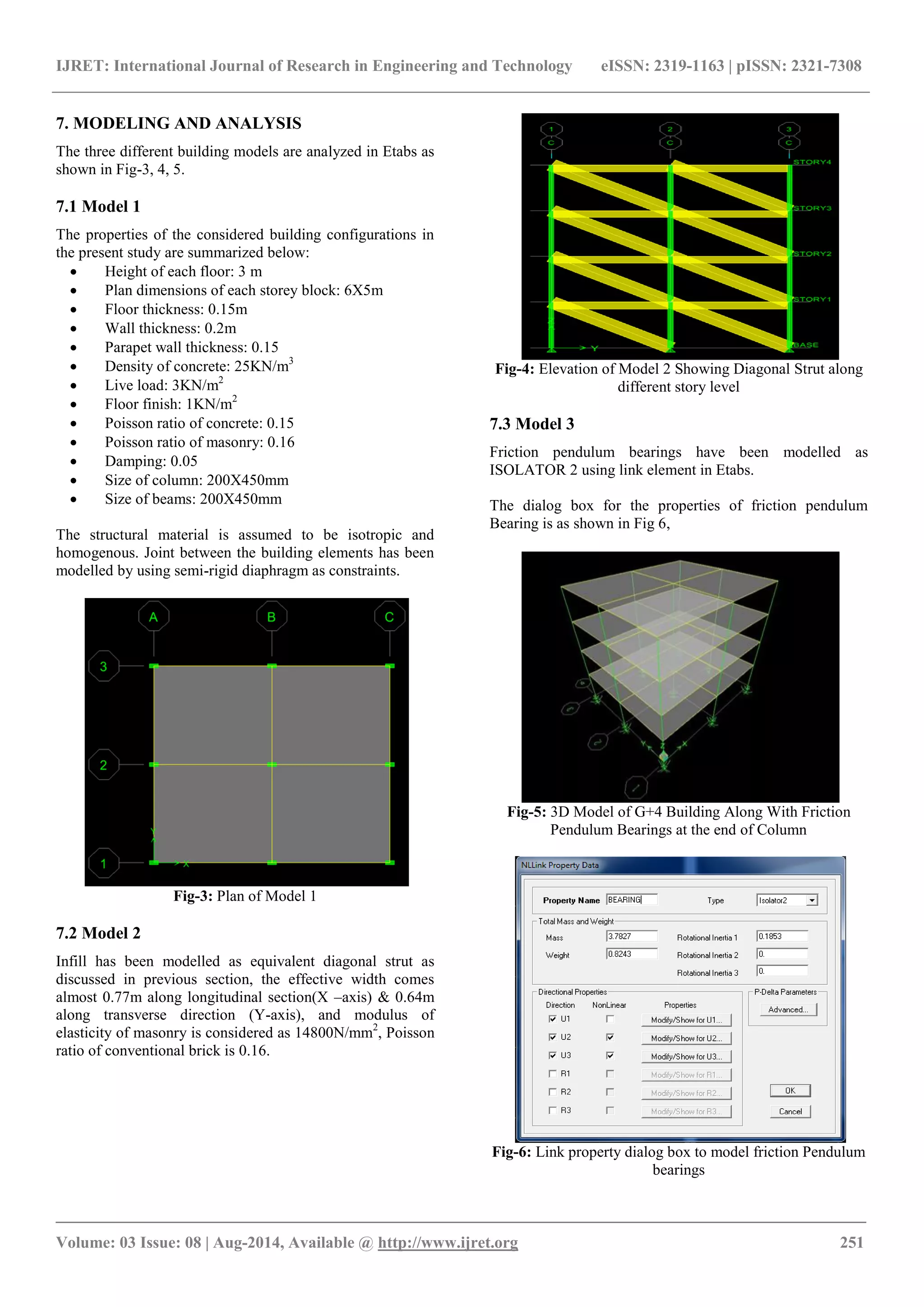 Seismic performance of friction pendulum bearing by considering storey ...