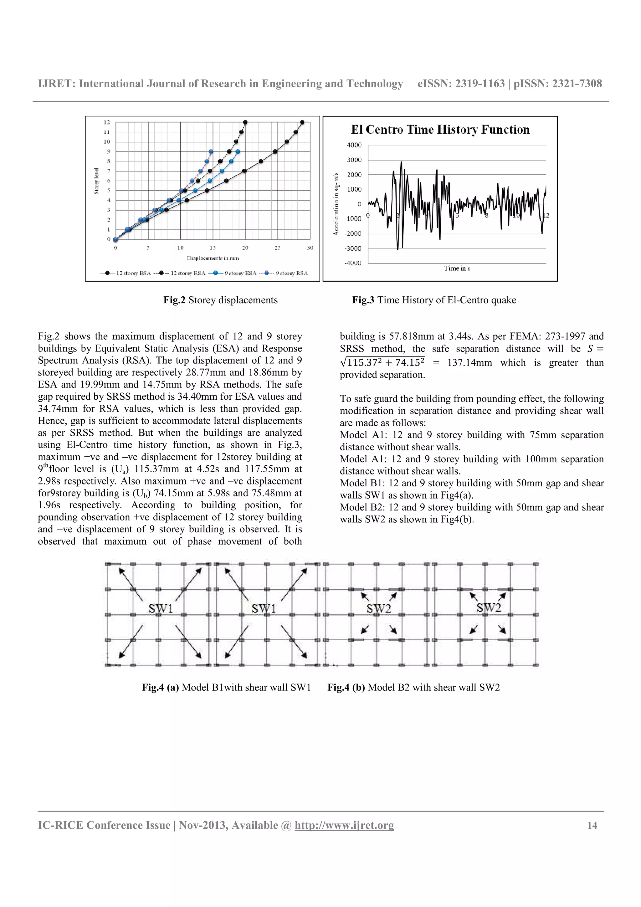 Seismic pounding of multistoreyed buildings | PDF