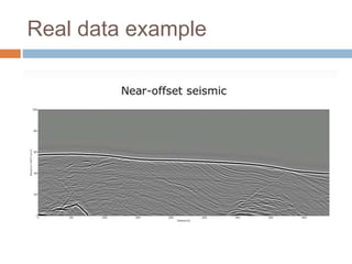 Seismic presentation for Dip correction for convolution modelling ...