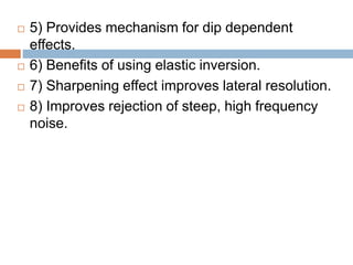 Seismic presentation for Dip correction for convolution modelling ...