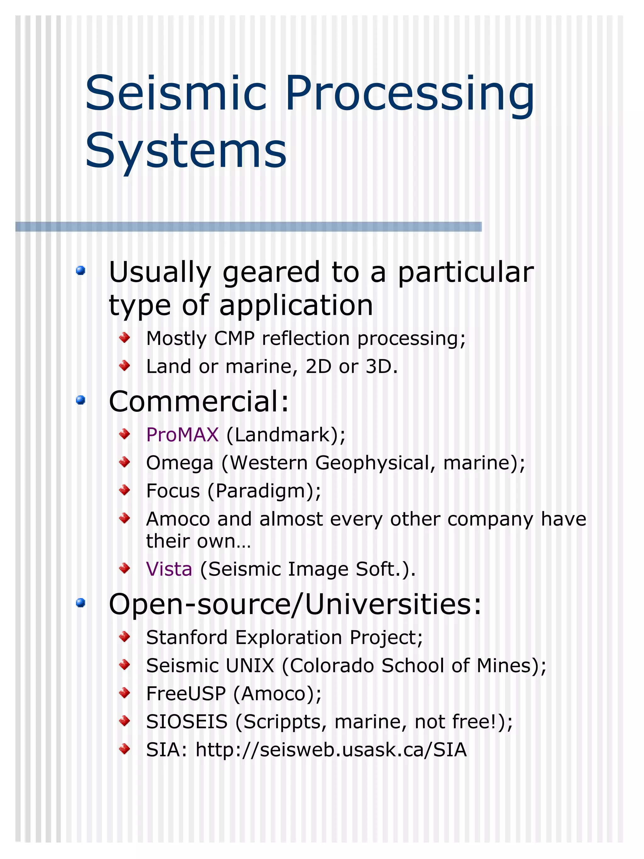 Seismic_Processing.pdf | Computing | Technology & Computing